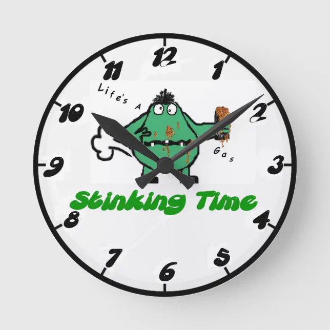 Humorous Farting Clock | Zazzle