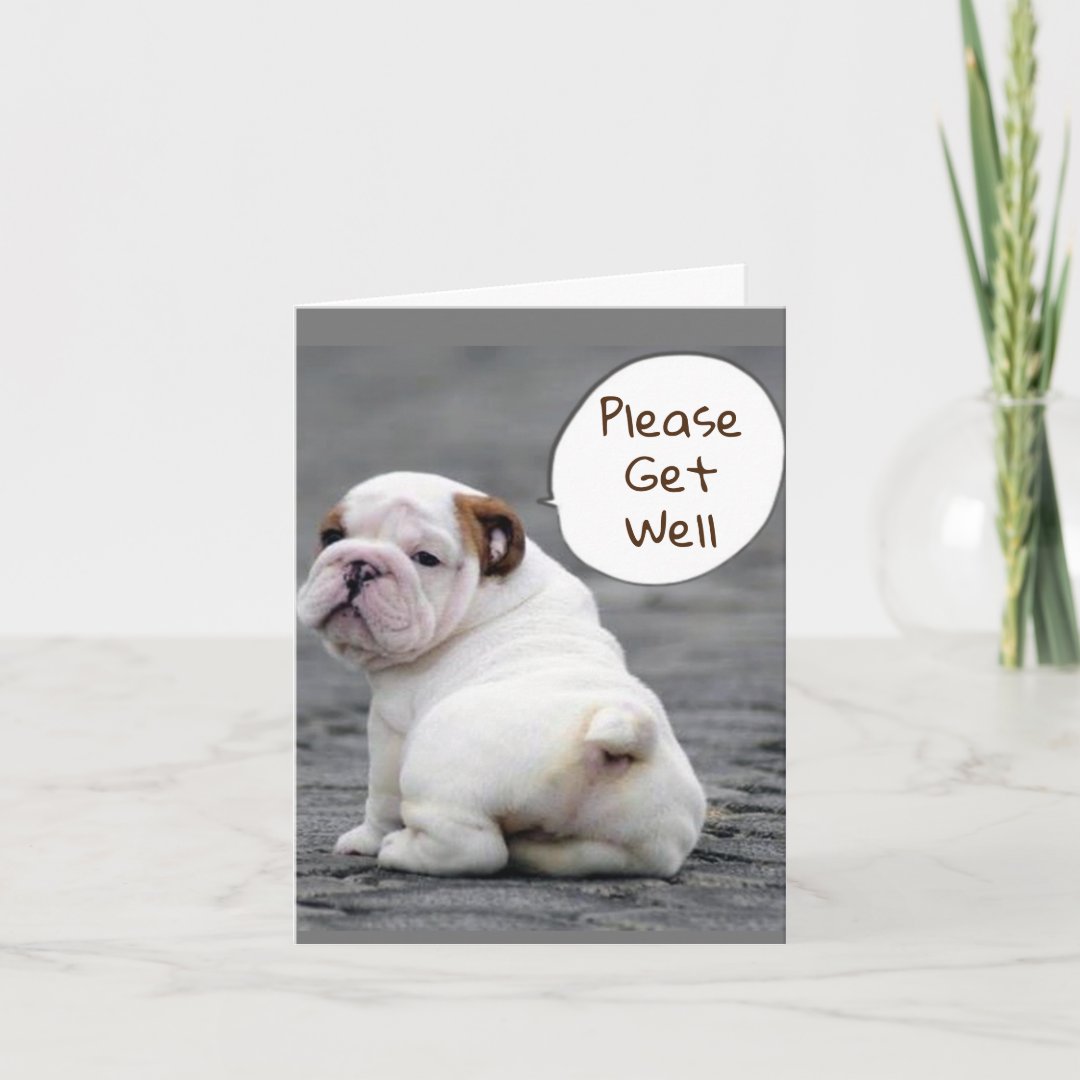 HUMOROUS GET WELL & BACK TO NORMAL CARD | Zazzle