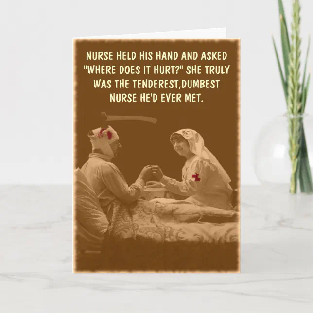 Humorous get well card | Zazzle