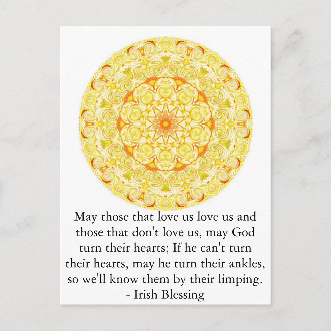 Humorous Irish Blessing from IRELAND Postcard | Zazzle
