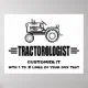 Humorous Tractor Racing Poster | Zazzle