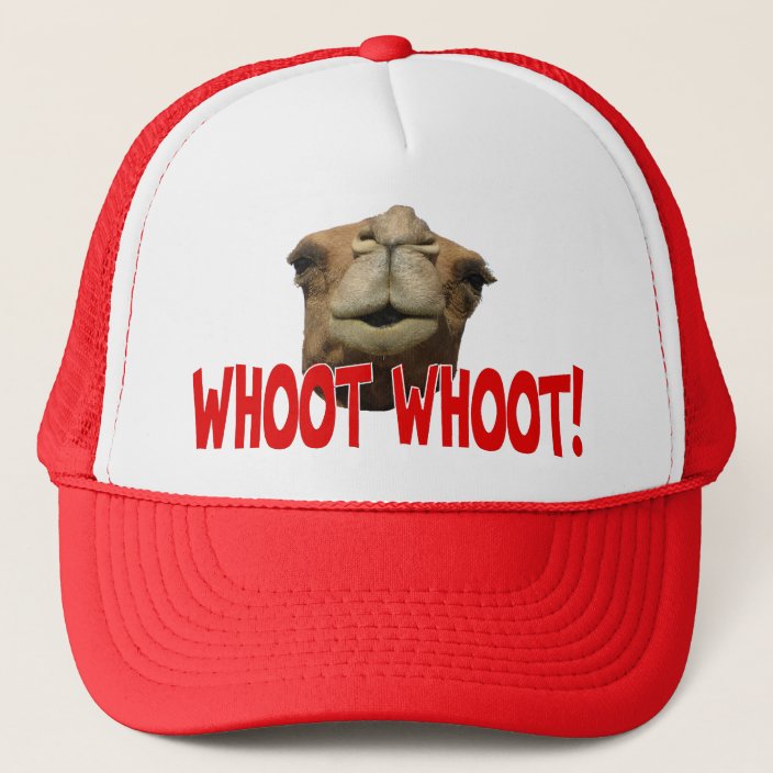 Hump Day Camel Whoot Whoot Trucker Hat | Zazzle.com