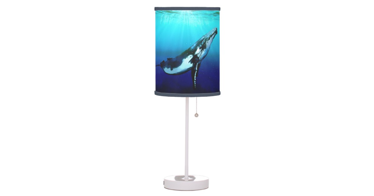 Humpback Whale Table Lamp | Zazzle