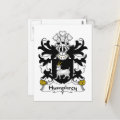 Humphrey Family Crest Postcard | Zazzle