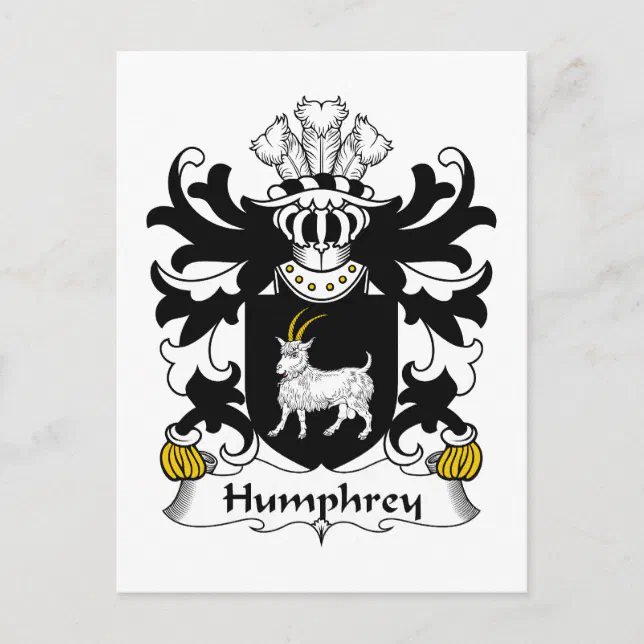 Humphrey Family Crest Postcard | Zazzle