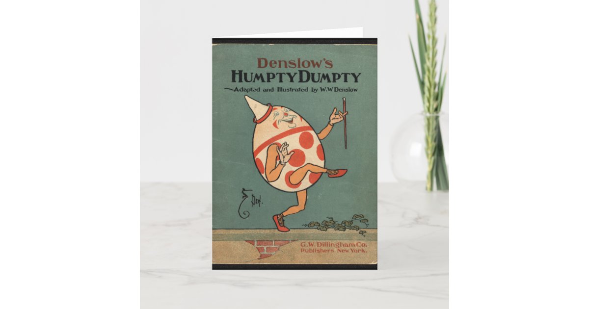 Humpty Dumpty Greeting Card | Zazzle