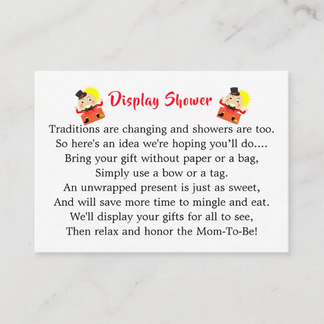 Humpty Dumpty Nursery Rhyme Baby Shower Display Enclosure Card | Zazzle