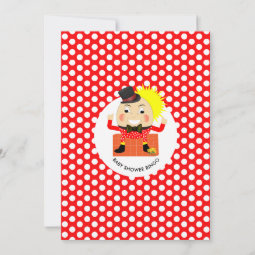 Humpty Dumpty Nursery Rhyme Cute Baby Shower Bingo Invitation | Zazzle