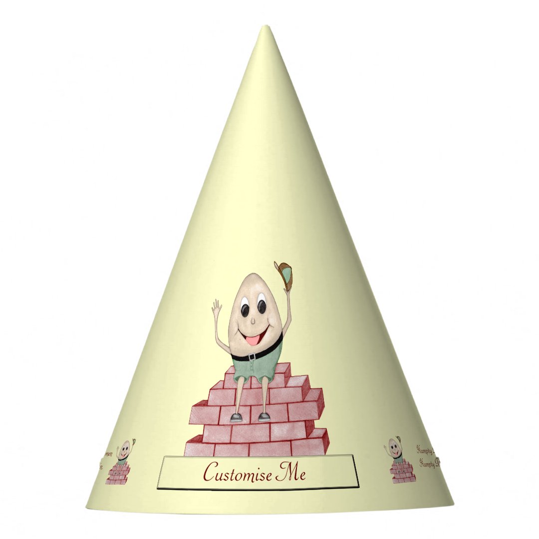 Humpty Dumpty Party Hat | Zazzle
