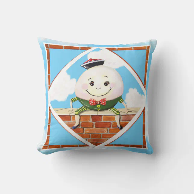 Humpty Dumpty pillow | Zazzle