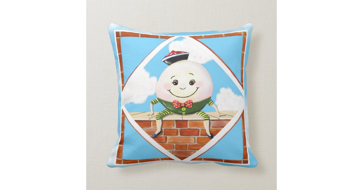 Humpty Dumpty pillow | Zazzle.com