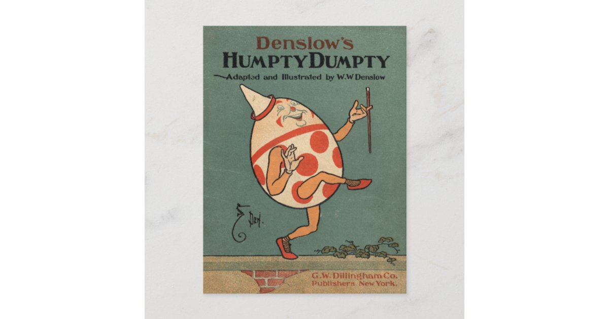 Humpty Dumpty Postcard | Zazzle
