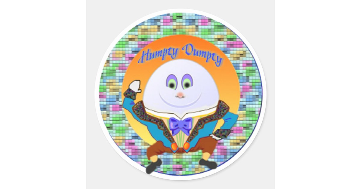 Humpty Dumpty Stickers | Zazzle