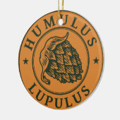 Humulus lupulus hop for craft beer ceramic ornament | Zazzle