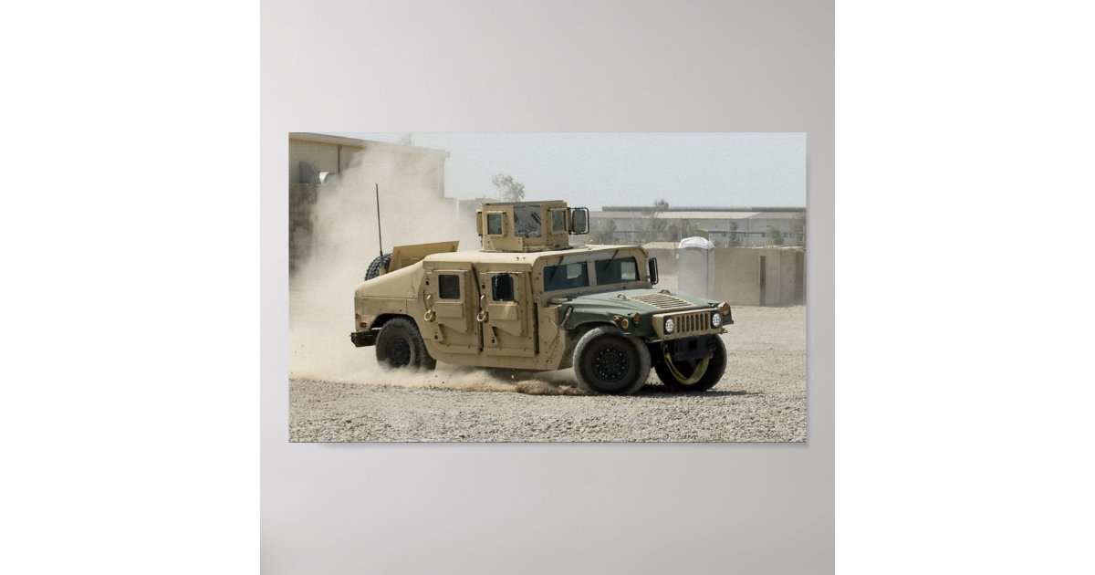 Humvee in Iraq Poster | Zazzle