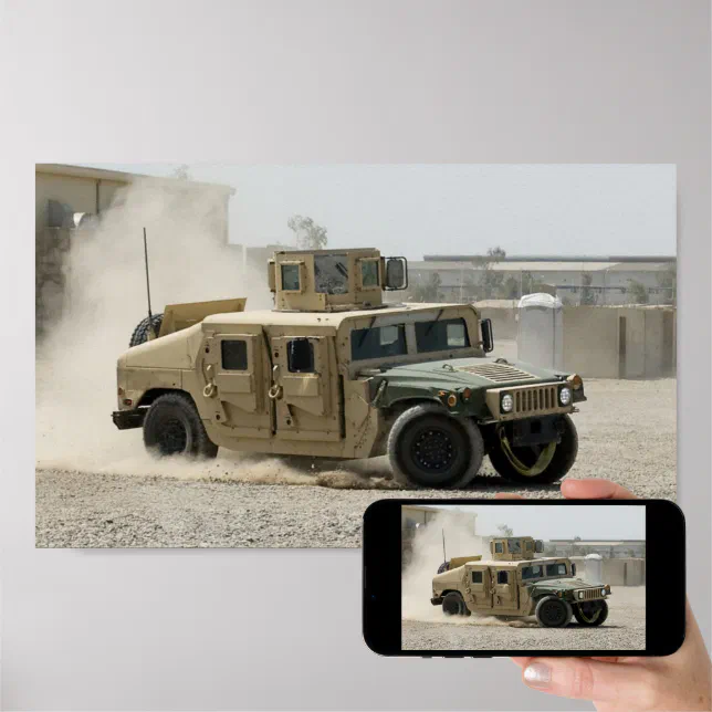 Humvee in Iraq Poster | Zazzle