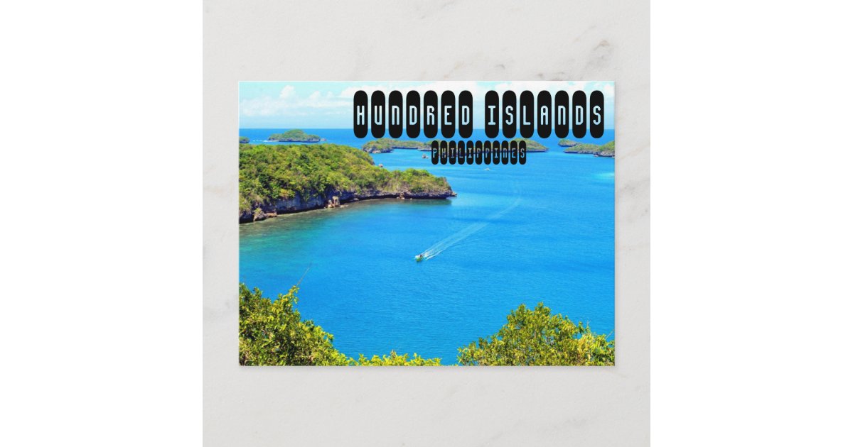 Hundred Islands in Pangasinan Philippines Postcard | Zazzle