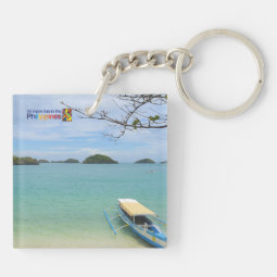 Hundred Islands, Pangasinan Philippines Keychain | Zazzle