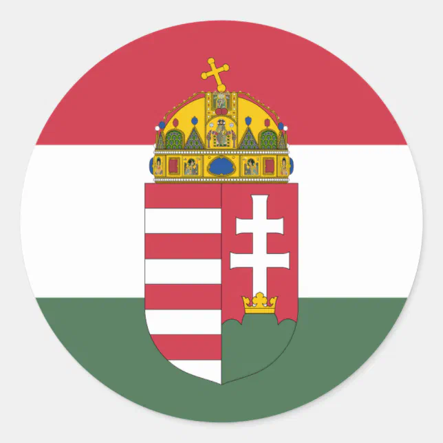 hungary flag circle