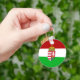 Hungarian flag keychain | Zazzle