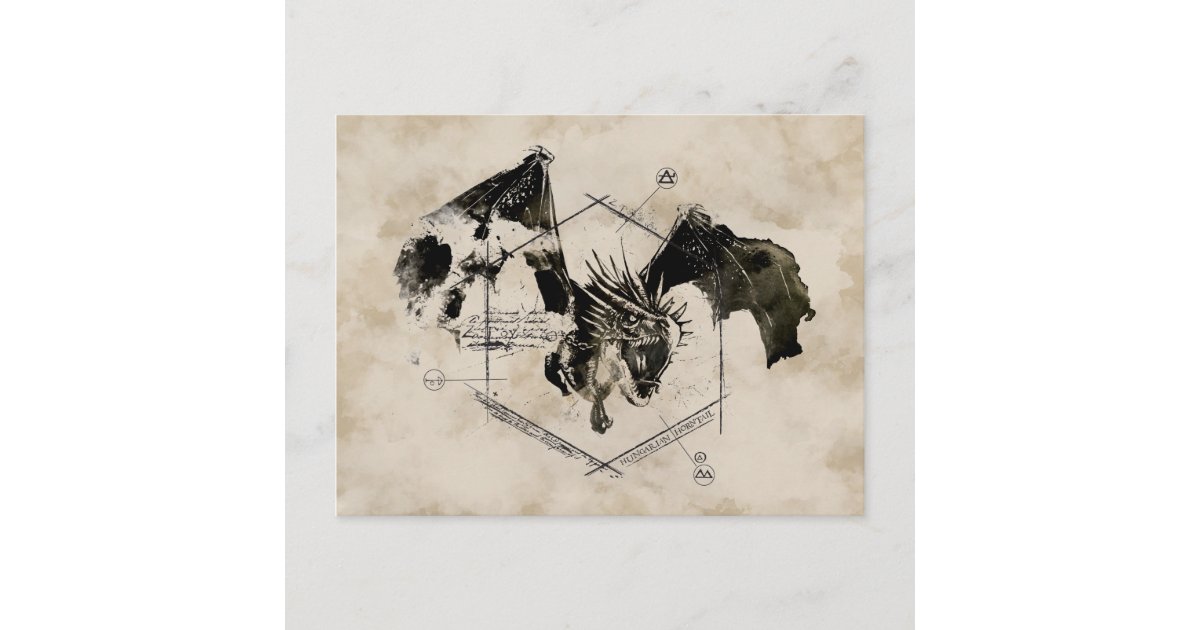 Hungarian Horntail Dragon Postcard | Zazzle