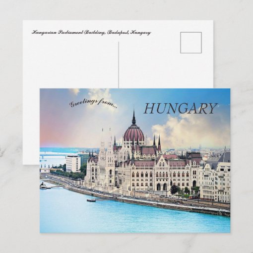 Hungarian Parliament Building Budapest Hungary Postcard | Zazzle