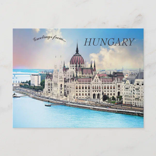 Hungarian Parliament Building Budapest Hungary Postcard | Zazzle