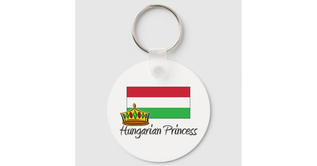 Hungarian Princess Keychain | Zazzle