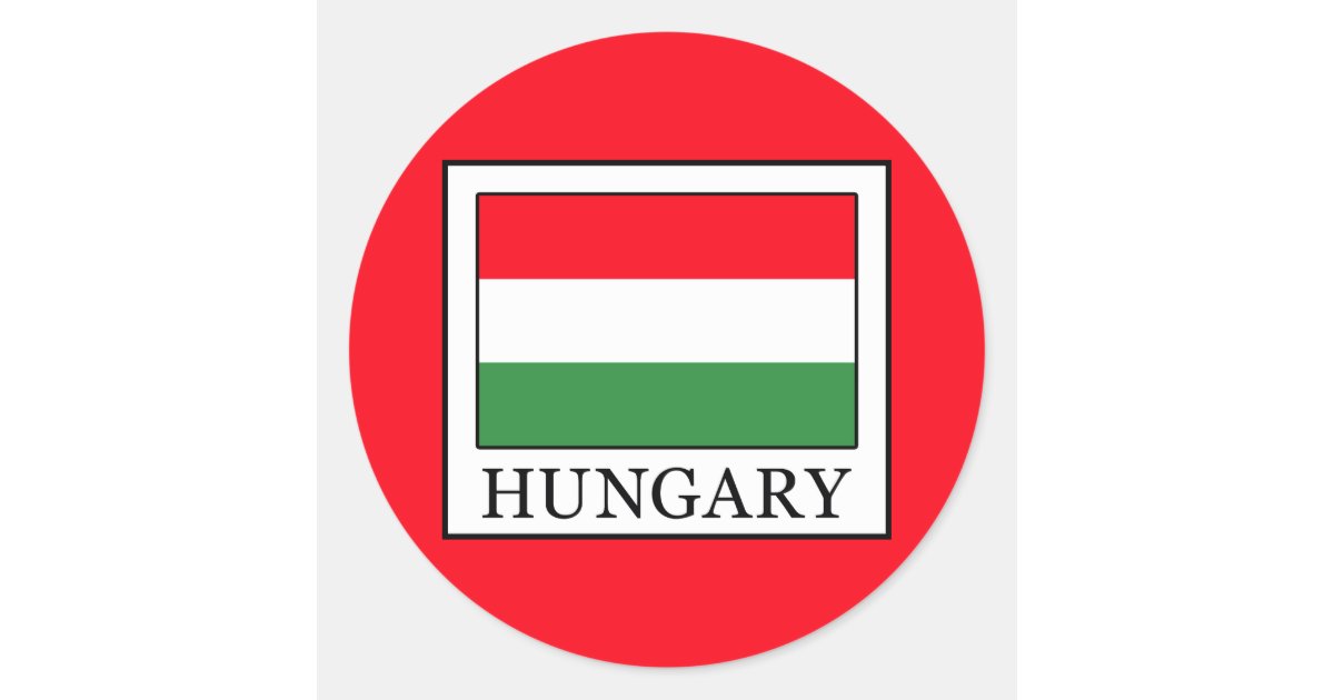 Hungary Classic Round Sticker | Zazzle