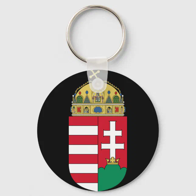 hungary emblem keychain | Zazzle