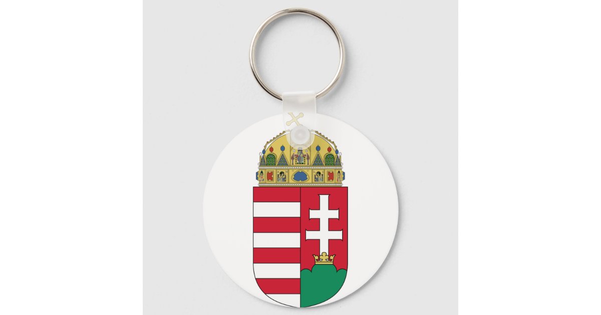 hungary emblem keychain | Zazzle