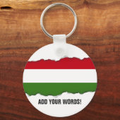 Hungary Flag Keychain | Zazzle