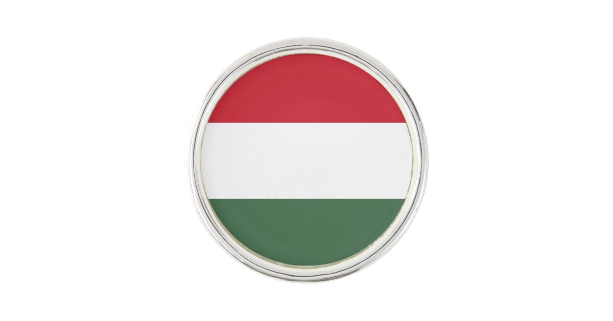 Hungary Flag Lapel Pin | Zazzle