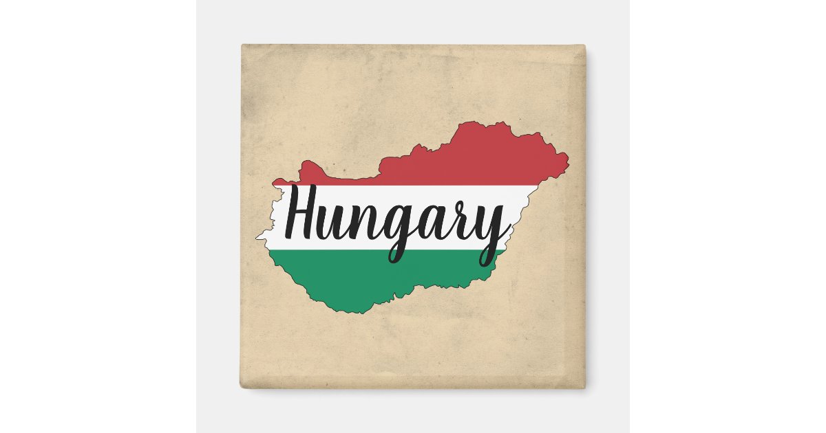 Hungary Flag Silhouette Magnet | Zazzle