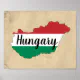 Hungary Flag Silhouette Poster | Zazzle