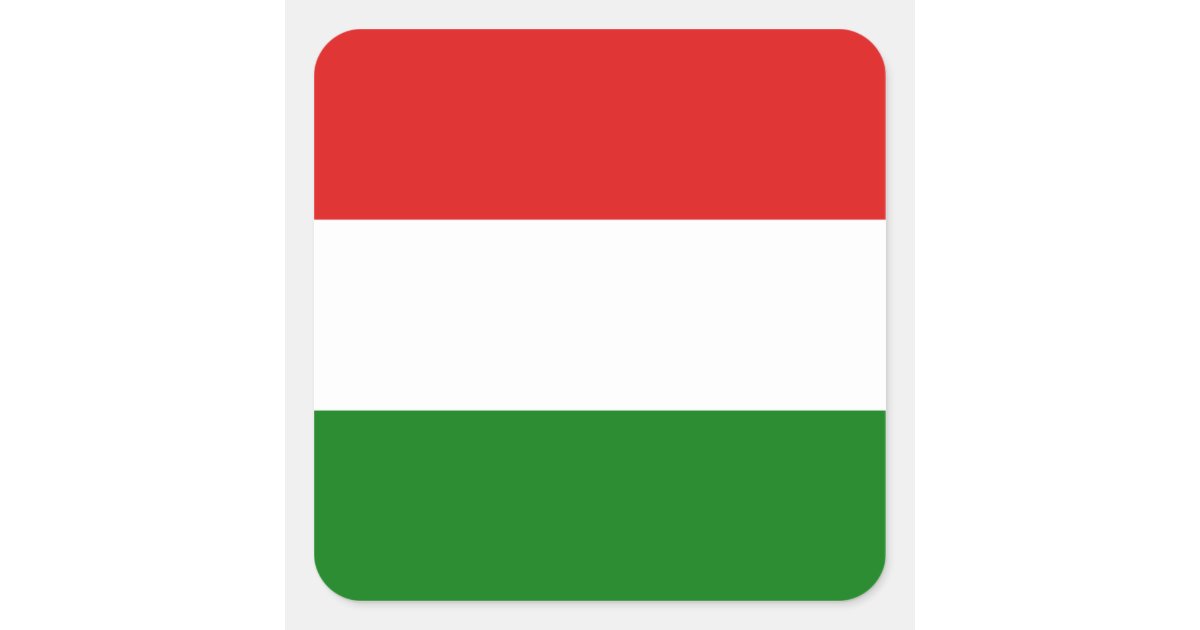 Hungary Flag Sticker | Zazzle