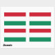 Hungary Flag Stickers* Rectangular Sticker | Zazzle