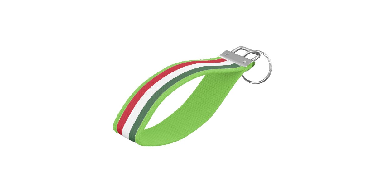 Hungary Flag Wrist Keychain | Zazzle