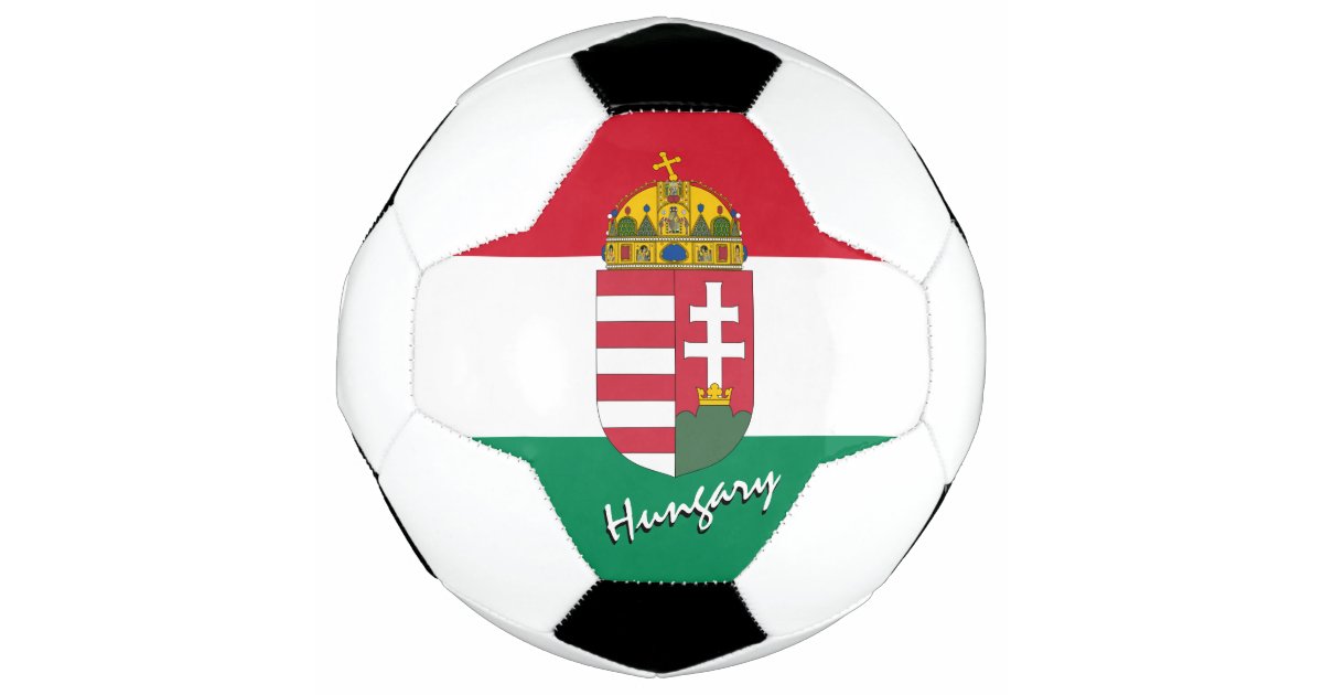 Hungary Football & Hungarian Flag / Sports Soccer Ball | Zazzle