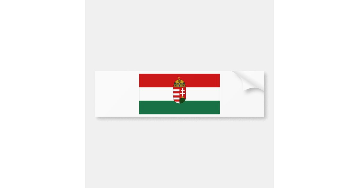Hungary State Flag Bumper Sticker | Zazzle