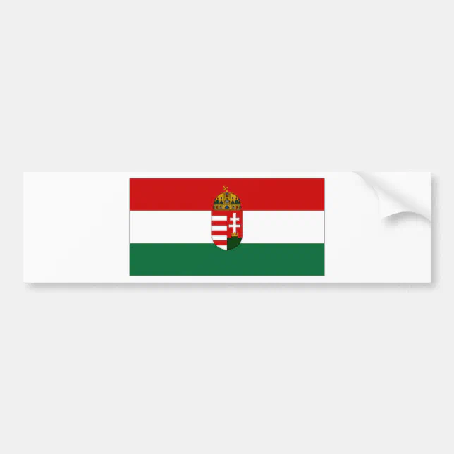 Hungary State Flag Bumper Sticker | Zazzle