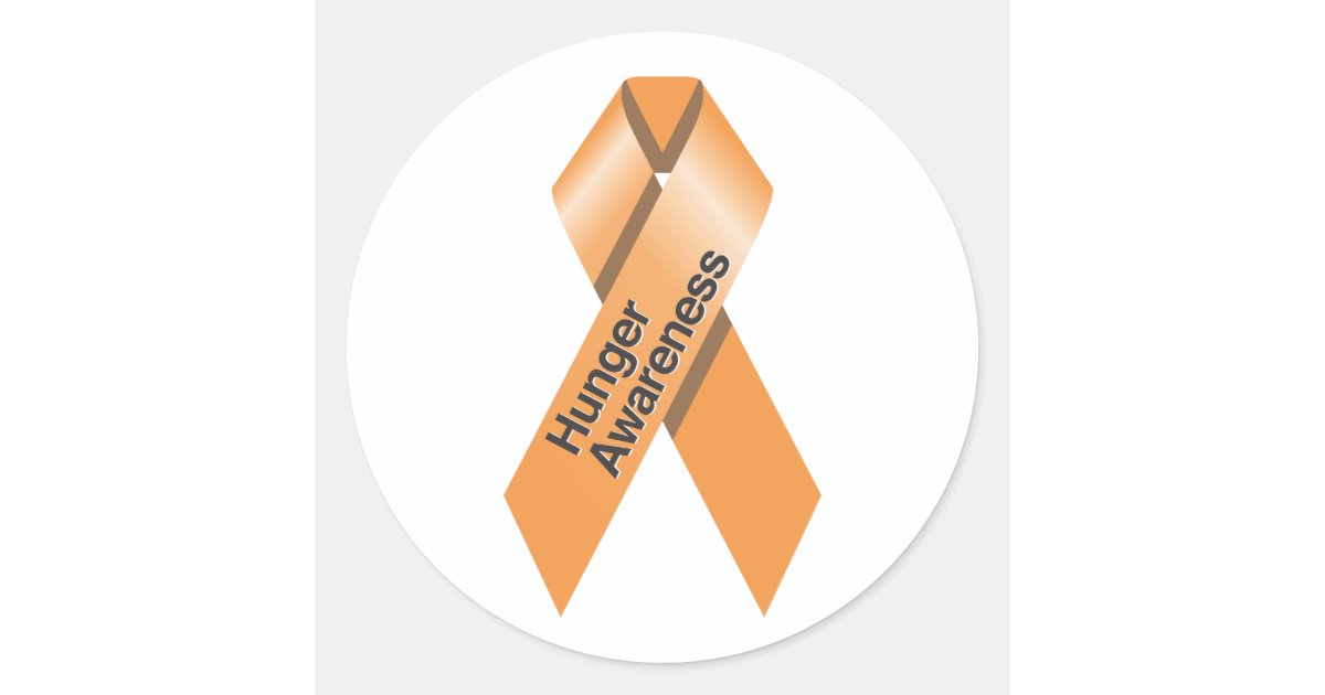 Hunger Awareness Sticker | Zazzle