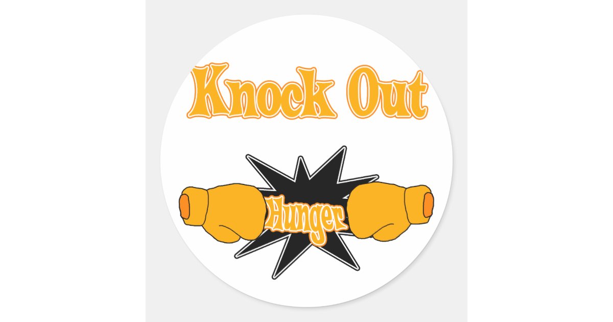Hunger Classic Round Sticker | Zazzle