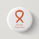 Hunger Orange Awareness Ribbon Custom Pin | Zazzle
