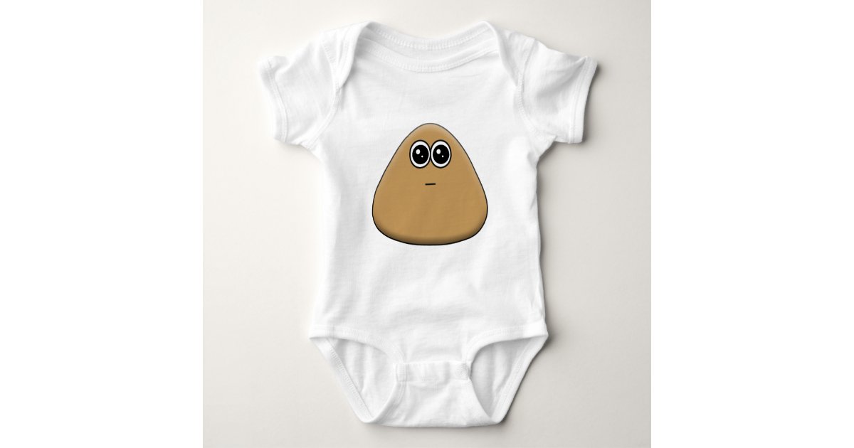 Hungry Pou - Baby Bodysuit | Zazzle