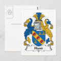 Hunt Family Crest Postcard | Zazzle