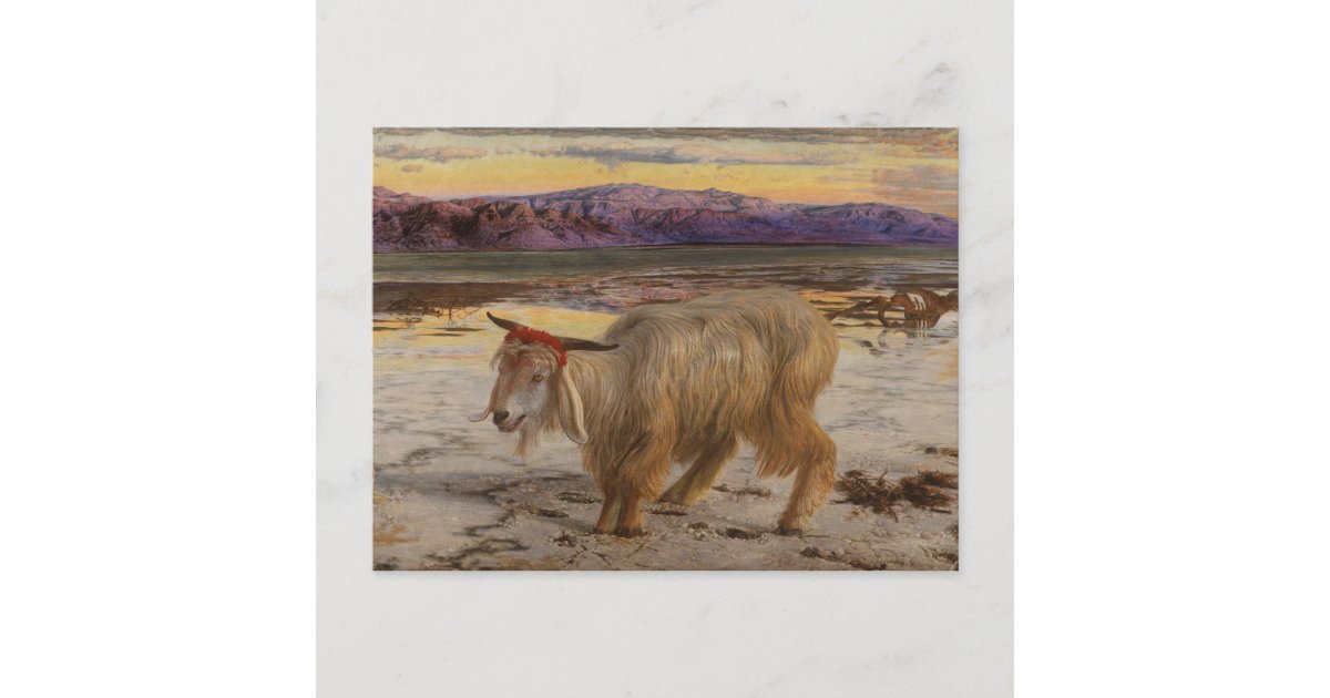 Hunt’s Scapegoat postcard | Zazzle