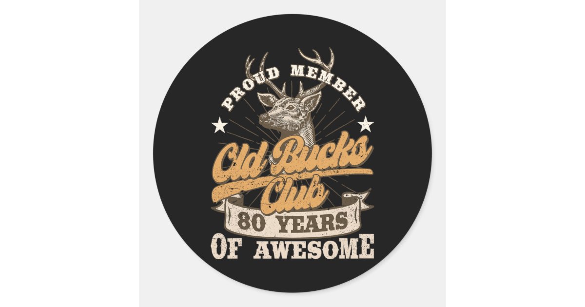 Hunter 80th Birthday Old Bucks Club 80 Years Of Aw Classic Round ...