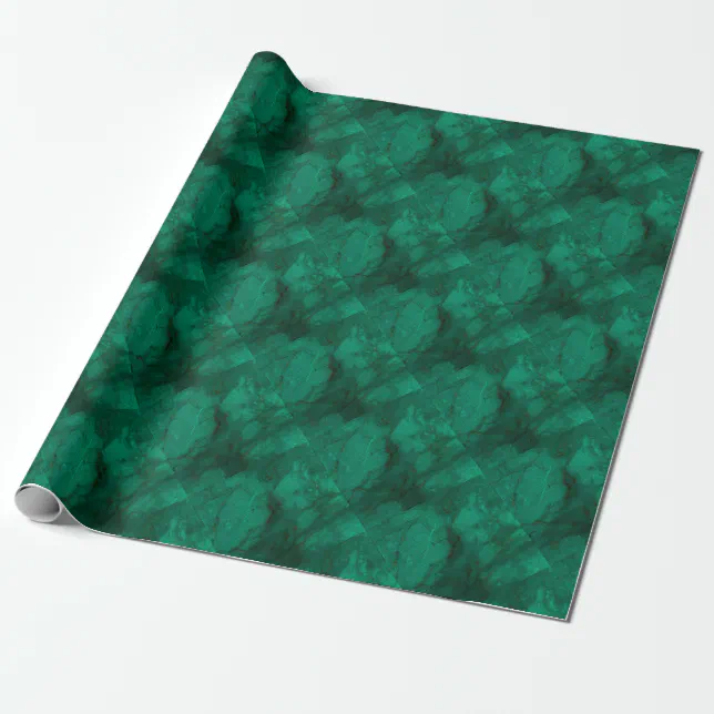 Hunter Green Marble Wrapping Paper | Zazzle