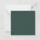Hunter Green Solid Color Note Card | Zazzle